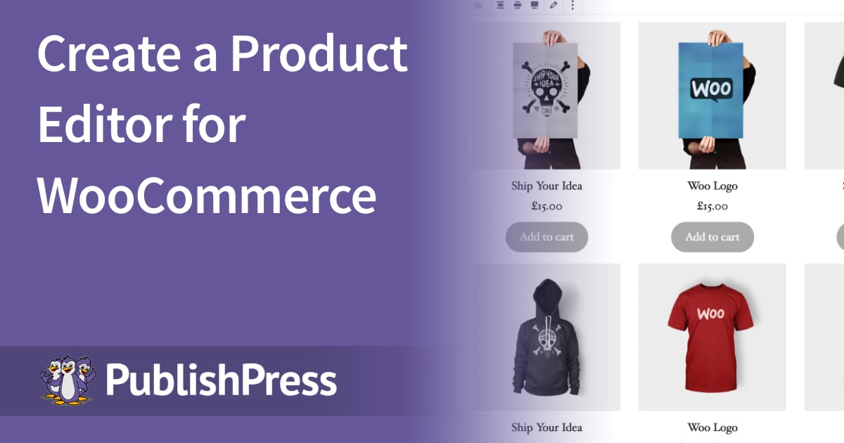 WooCommerce Product Editor - User Who Can Only Edit Products
