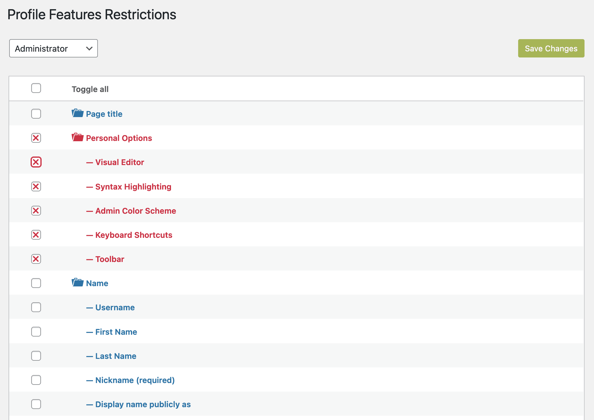 New Profile Features Screen in PublishPress Capabilities - PublishPress